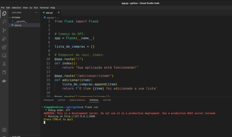 Crie sua primeira aplicação em Python: Guia passo a passo - Blog 4Linux